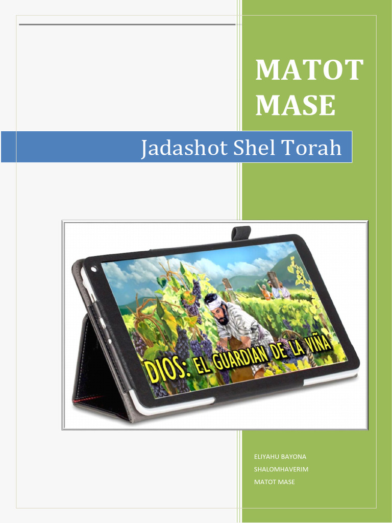 Parashá Matot-Masé: Juramentos y Viajes | PDF | Tora | Israel