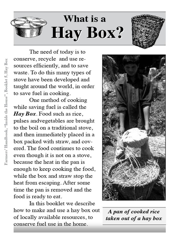 Hay Box? | PDF | Cooking | Hay