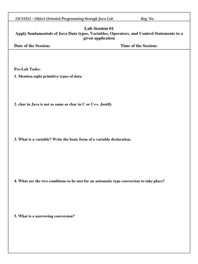 Lab 1 | PDF | Programming | Computer Program