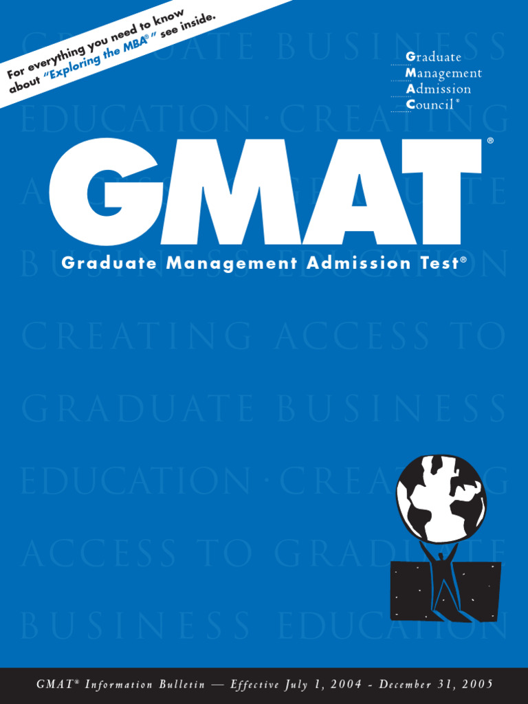 Gmat Info | PDF | Graduate Management Admission Test | Cheque