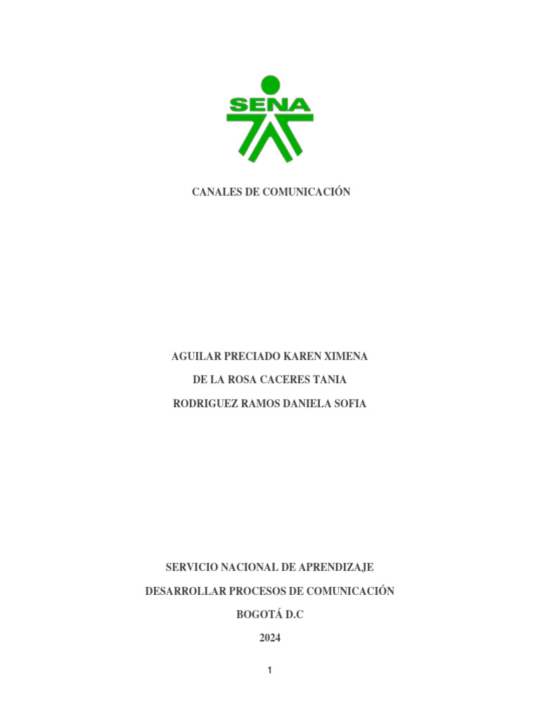 Canales de Comunicacion | PDF | Videotelefonía | Business