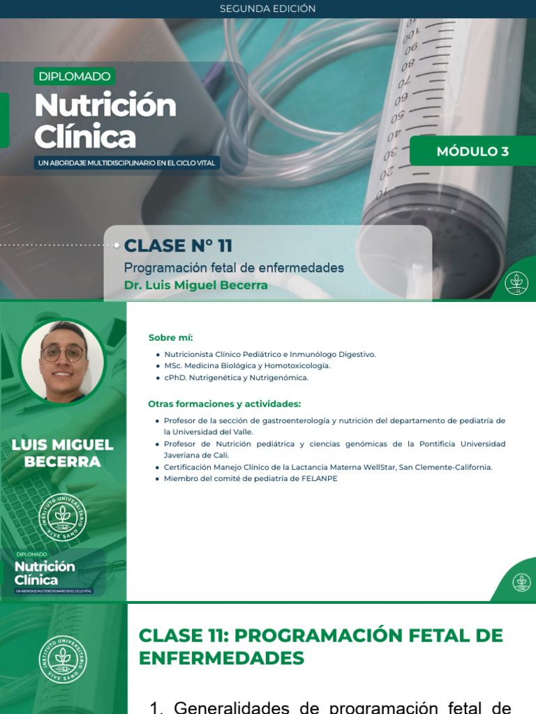 Clase 11 | PDF | Nutrición | Dieta y nutrición