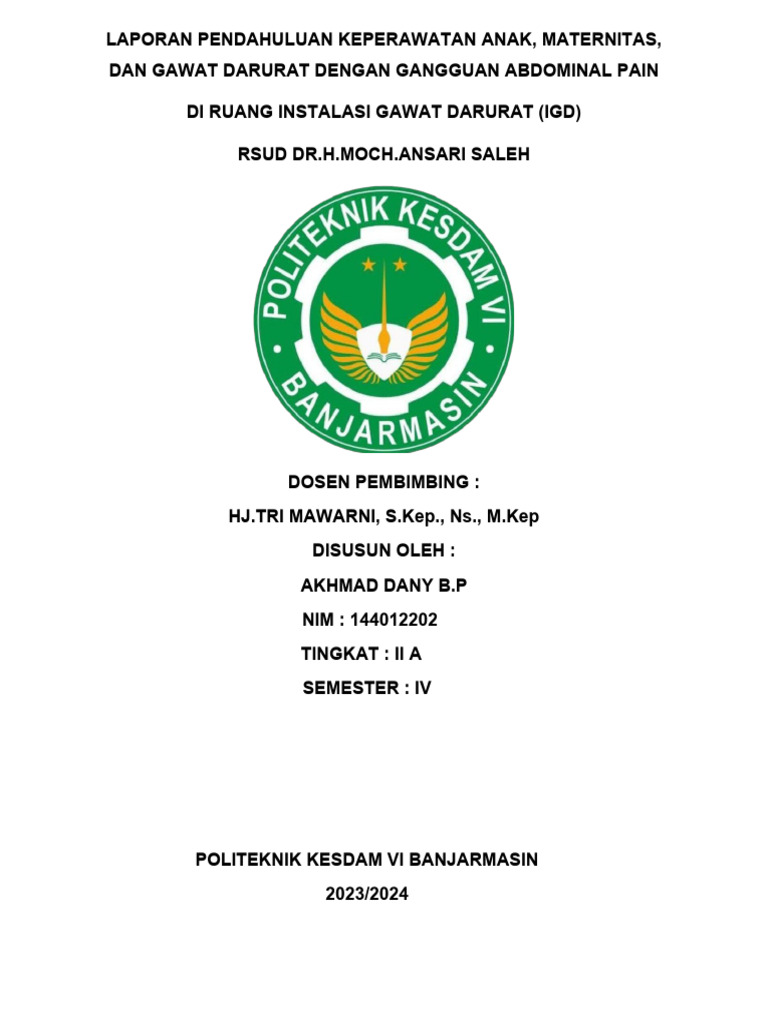 LP Abdominal Pain | PDF