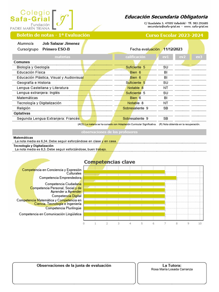 SAFA Secundaria Ev 1 3 LOMLOE 20231213 063449 | PDF