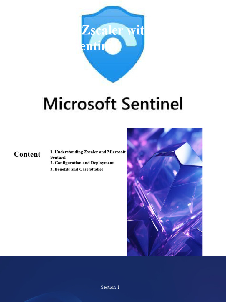 Integrating Zscaler With Microsoft Sentinel | PDF | Computer Security | Security