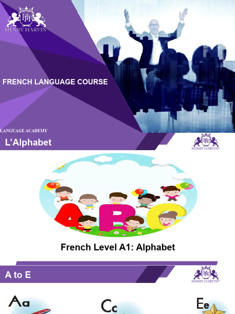 Module 1.2 - French - Level A1 - French - Alphabet - Pronounciation | PDF