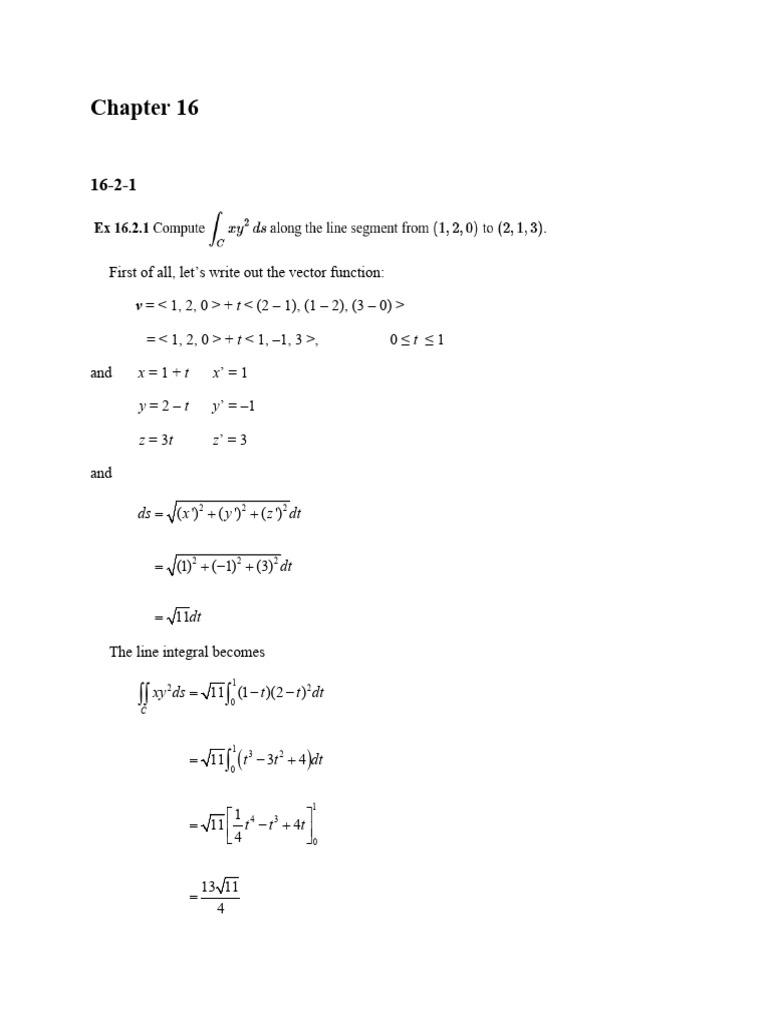 UMGC MATH 241 Hw6 - Chapter 16a | PDF | Mathematical Physics | Analysis