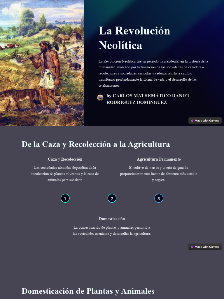 Impacto de la Revolución Neolítica | PDF | Agricultura | Neolítico
