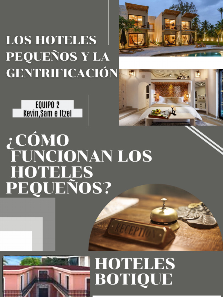 Hoteles Pequeños y Gentrificacion | PDF