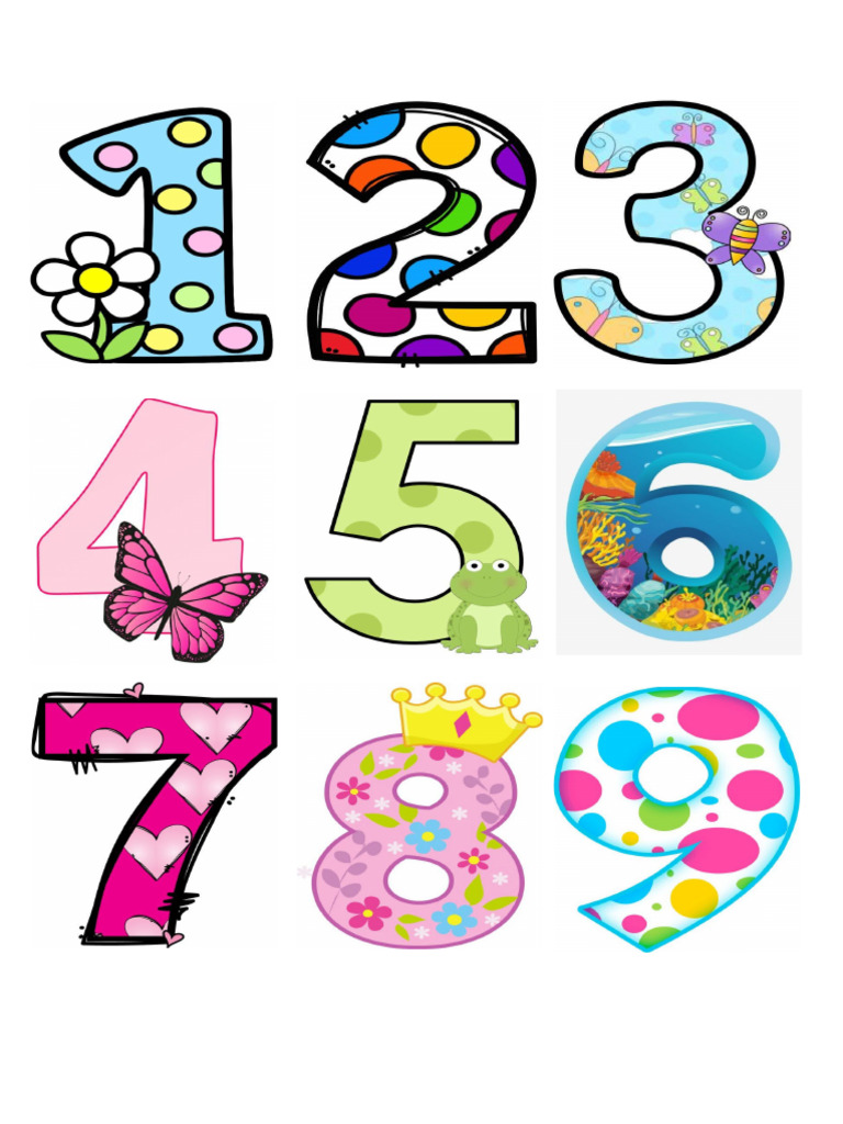 Numeros Del 1 Al 20 Animados | PDF