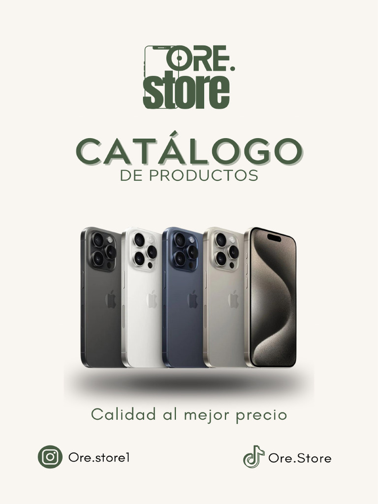 Catálogo Ore Store | PDF