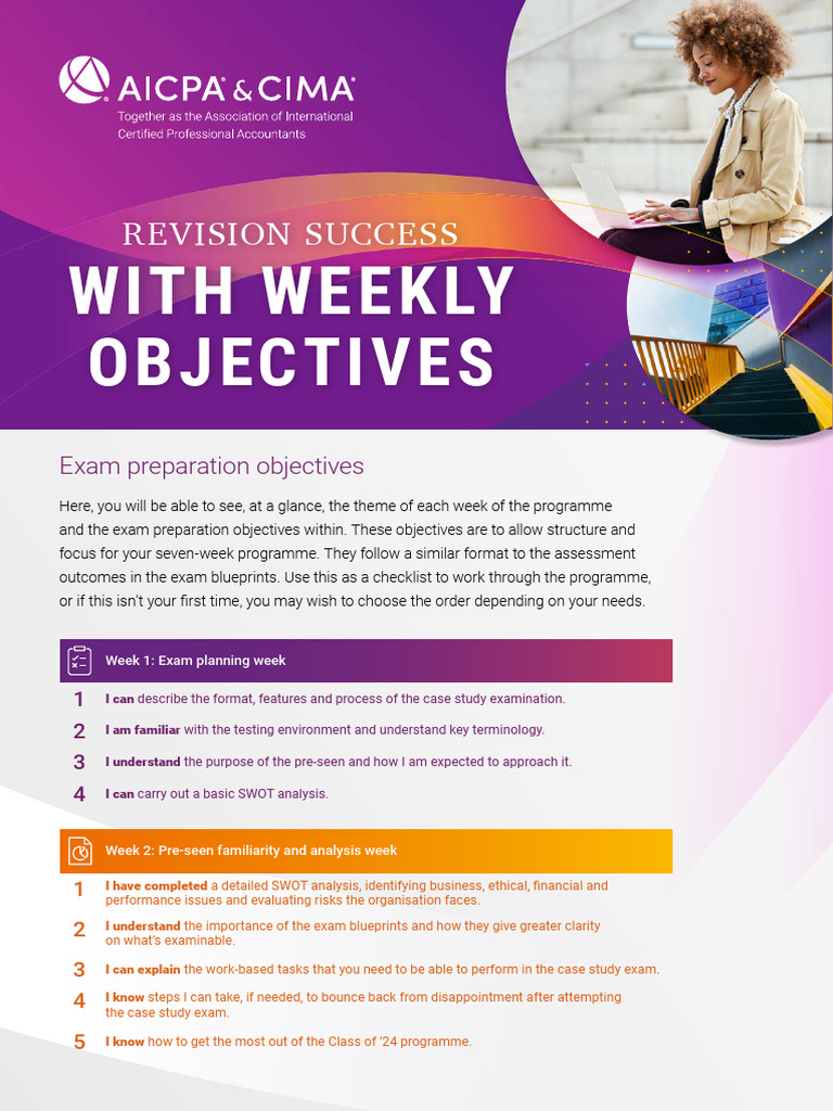Exam Preparation Objectives | PDF | Accountant