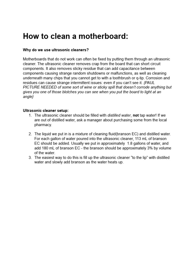 How To Use Ultrasonic Cleaner | PDF | Materials | Industrial Processes