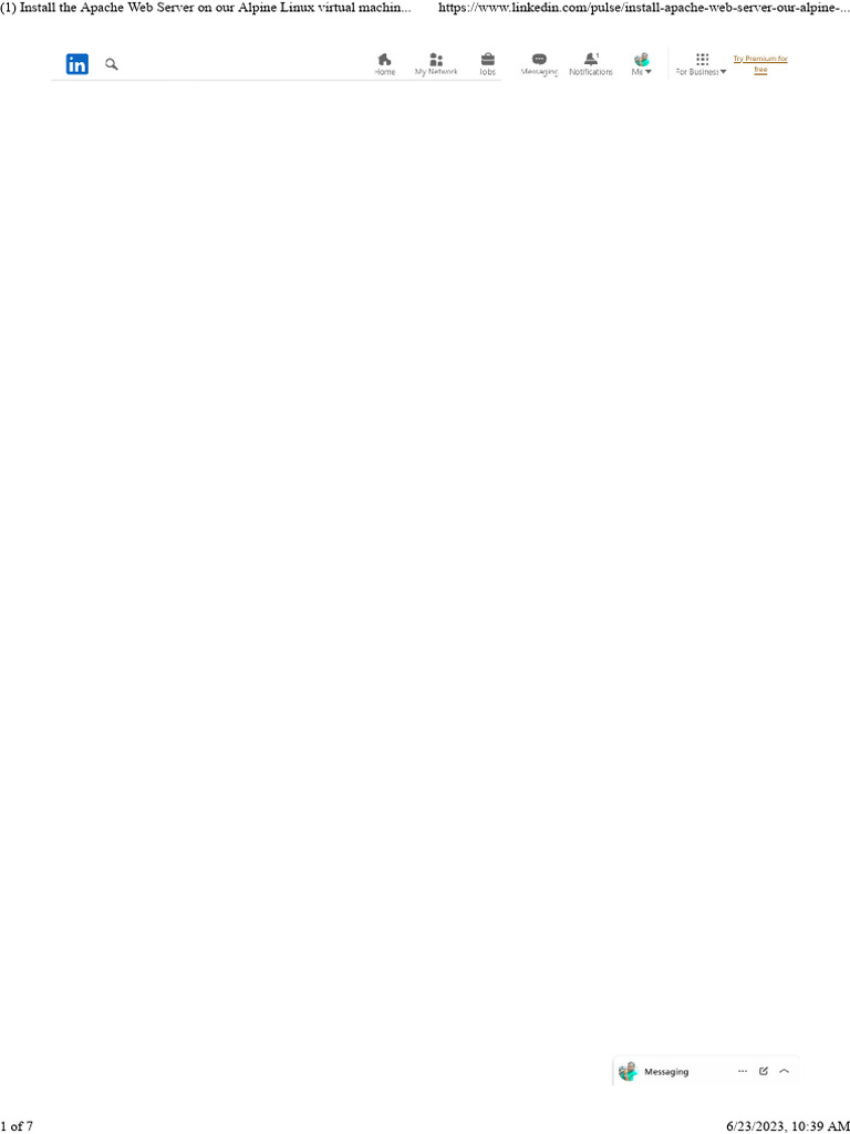 Apache Web Server | PDF | Computer Architecture | Operating System Technology