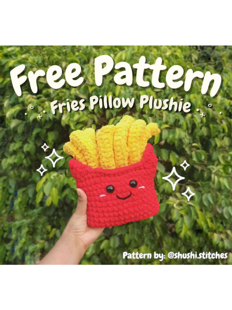Fries Crochet Pattern PDF | PDF