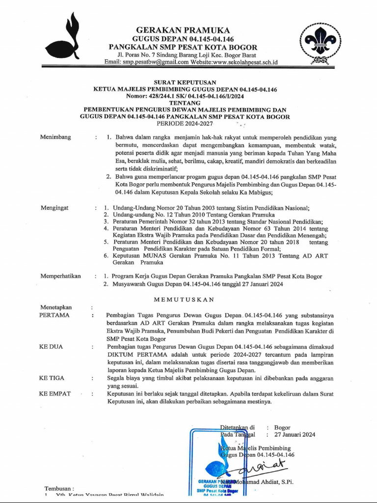 SK.+Pramuka+Fix.+(1).PDF | PDF