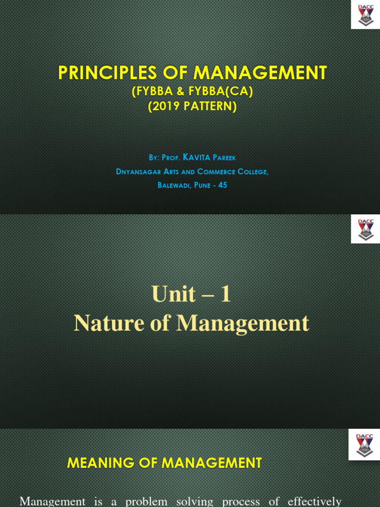 Principles of Management Overview | PDF | Forecasting | Business
