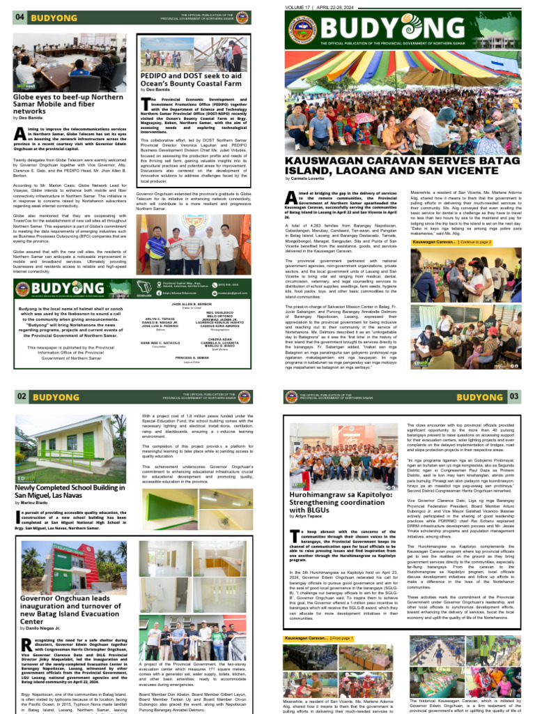 April 22-28 Budyong 2024 | PDF