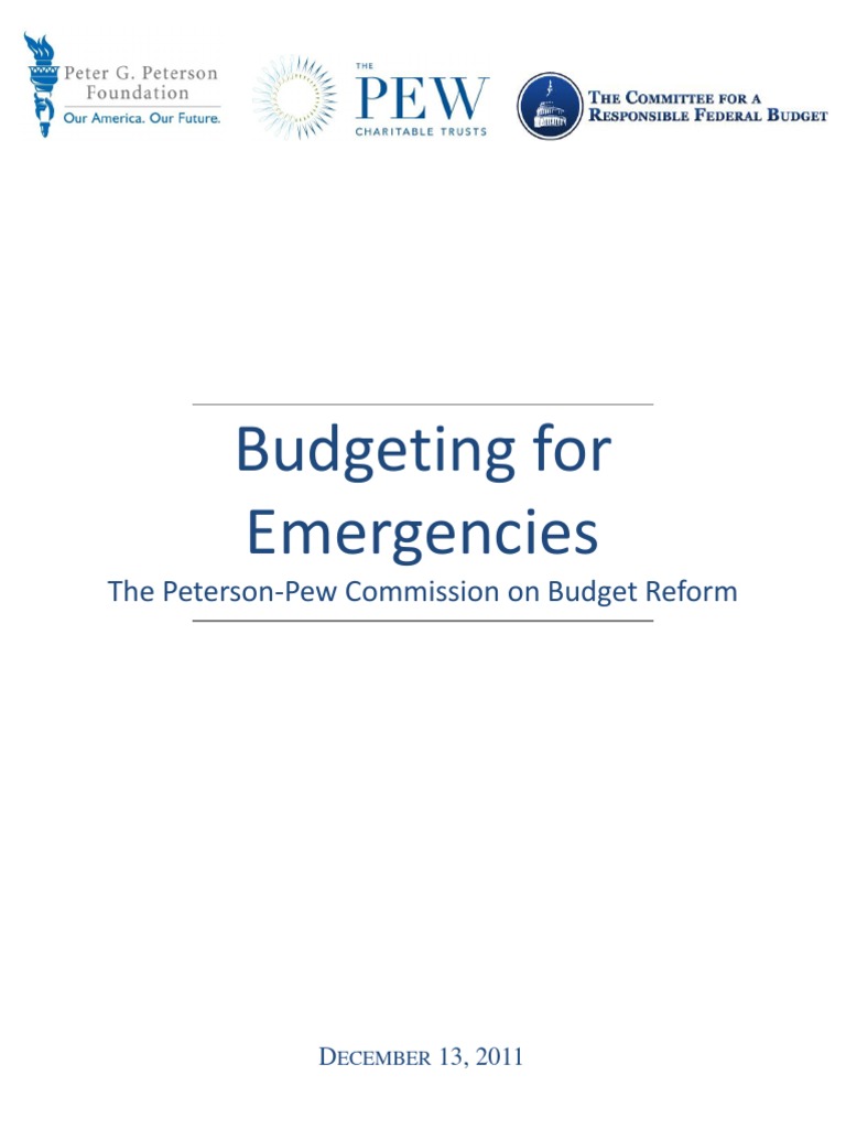 Budgeting For Emergencies | PDF | Fiscal Policy | Government Budget Balance