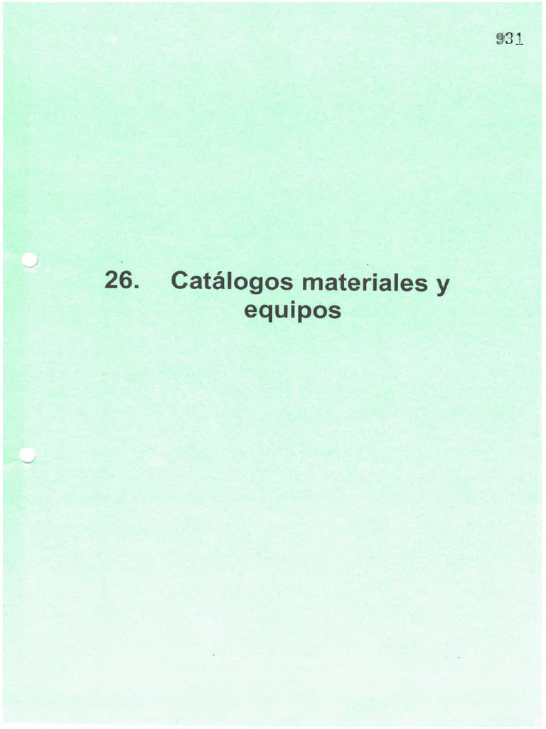 Catalogos Materiales y Equipos | PDF