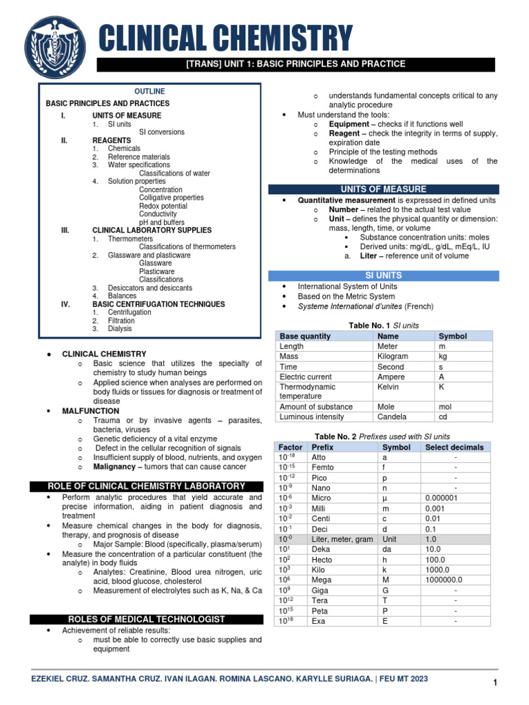 CC1 LEC Chapter1 Week2 | PDF | Ph | Chemistry
