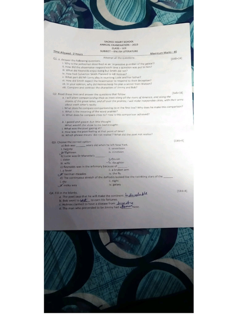 English 2 Pyqs | PDF