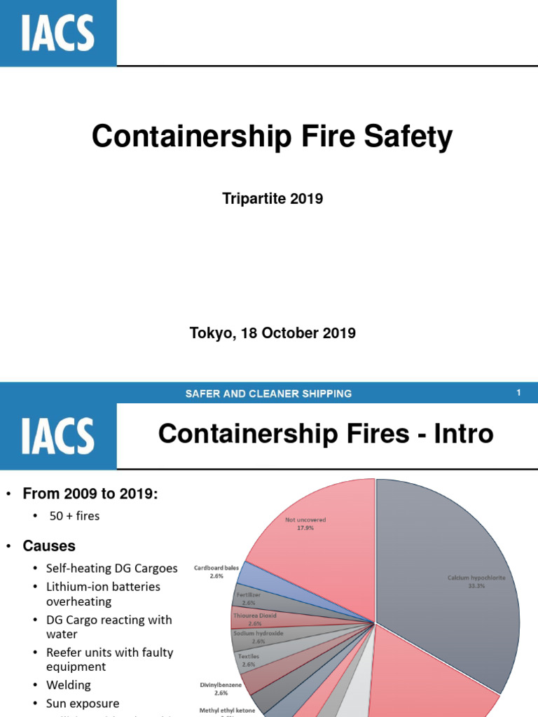 Containership Fire Safety Measures | PDF | Firefighting | Fires
