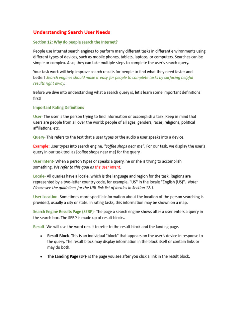 Project Callisto Search Quality Review Module 3 - Version 3 | PDF ...