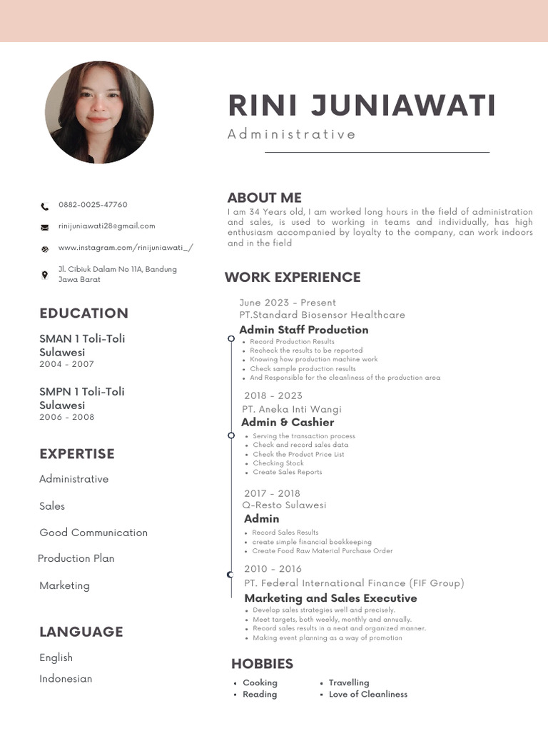 CV. Rini Juniawati - 2024 | PDF | Market (Economics) | Business Economics