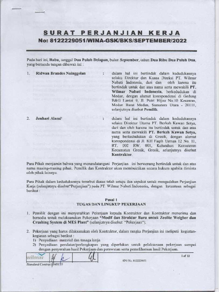 SPK Mes Plant THP 1 | PDF