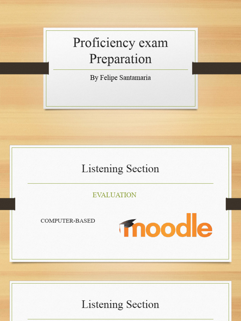 Proficiency Exam Listening Prep Guide | PDF