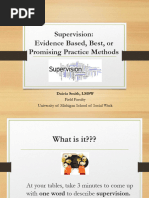 Integrated Developmental Model of Supervision | PDF | Motivational ...