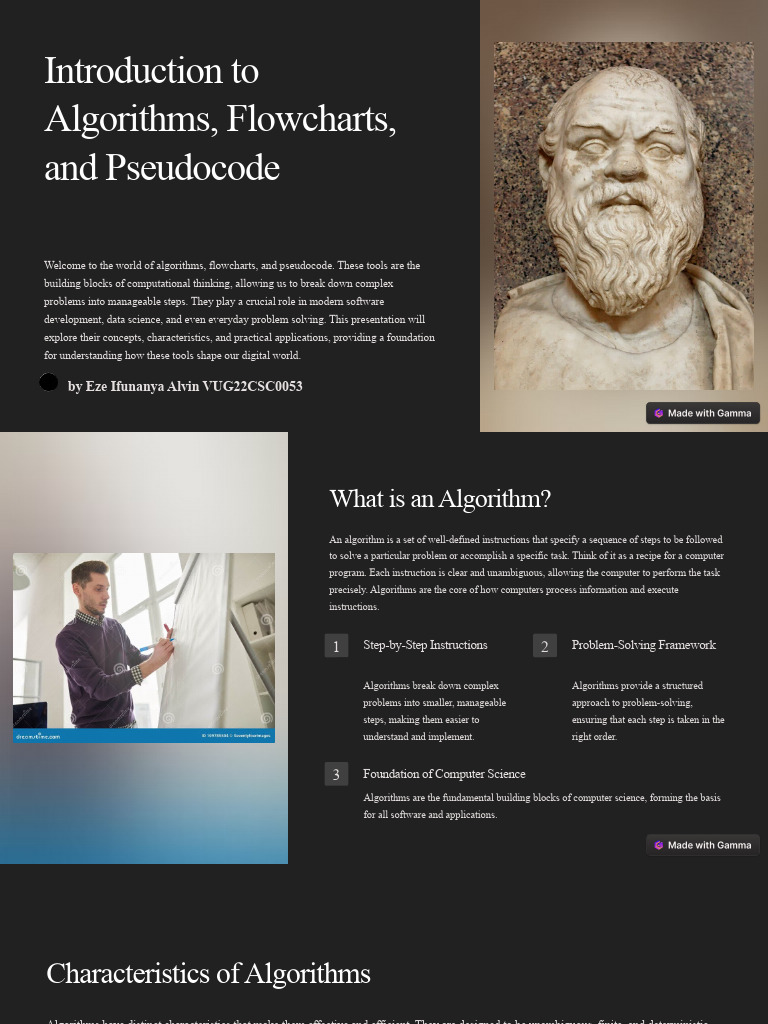 Introduction To Algorithms Flowcharts and Pseudocode | PDF | Algorithms ... Introduction To Algorithms Flowcharts and Pseudocode | PDF | Algorithms ...