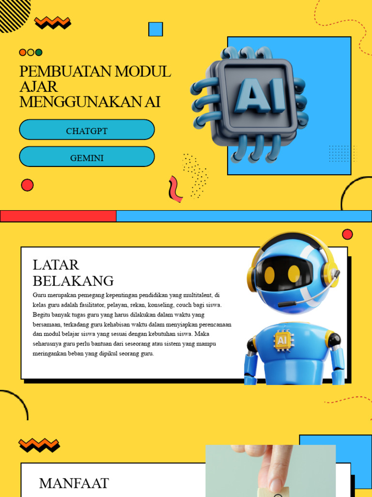 Modul Ajar AI dengan ChatGPT dan GEMINI | PDF | Karier & Perkembangan ...