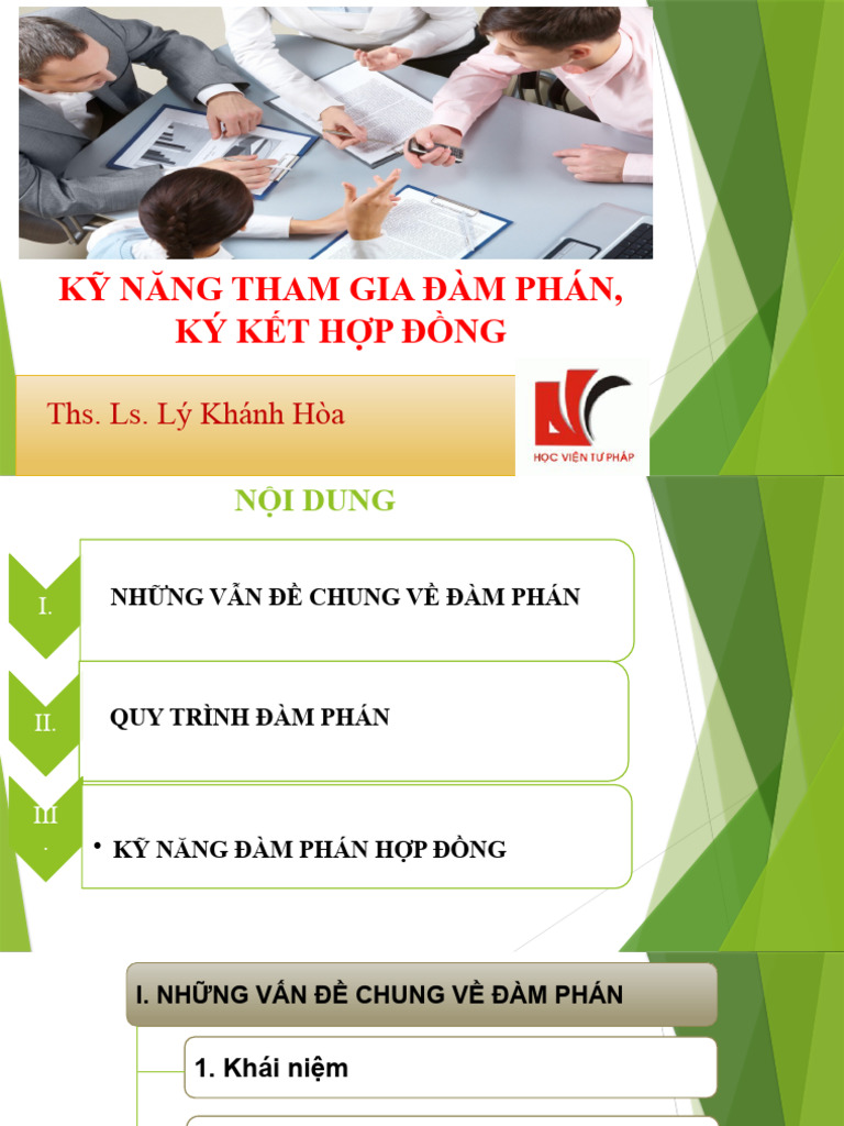K Năng Đàm Phán H P Đ NG | PDF