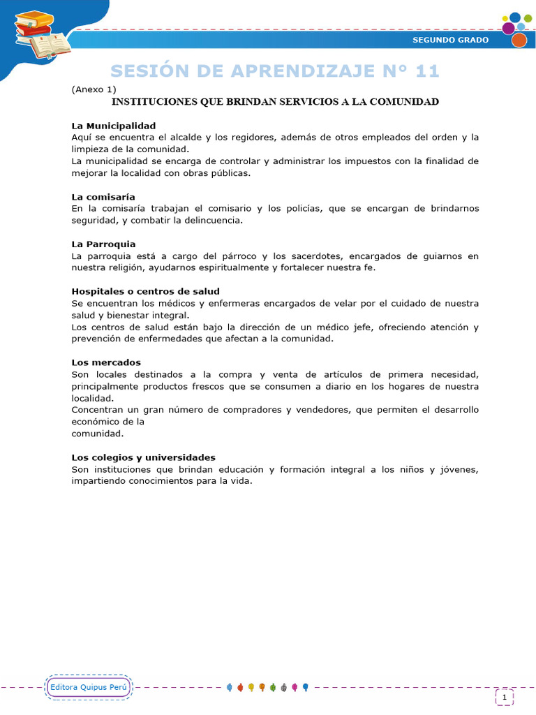 Anexo de Sesiones de Aprendizaje - Semana 2 - UD V - Editora Quipus Perú | PDF | Noche | Cielo