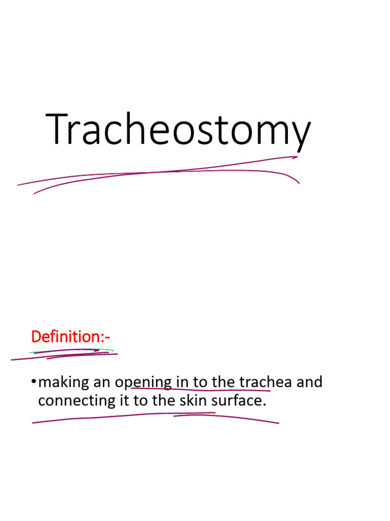 6 Tracheostomy | PDF | Larynx | Respiratory System