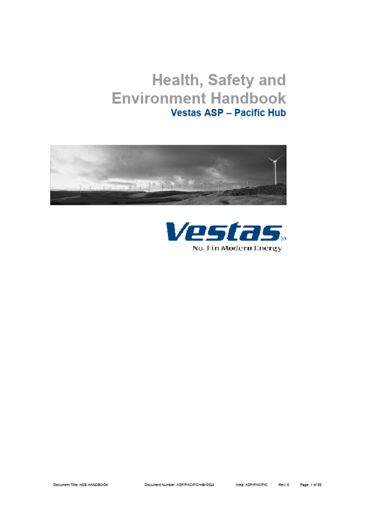 HSE Handbook | PDF | Risk | Occupational Safety And Health