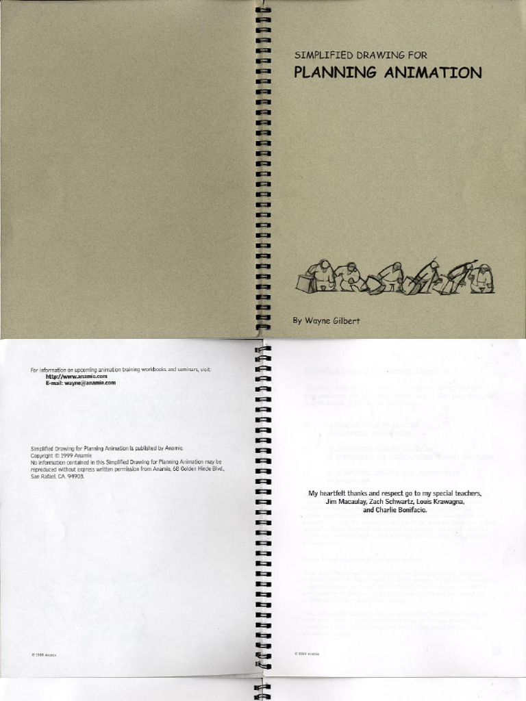 Simplified Drawing For Planning Animation - 1999 | PDF