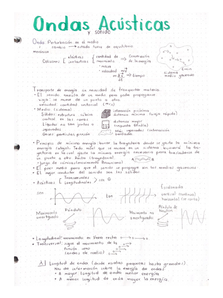 Ondas, Acústicas | PDF
