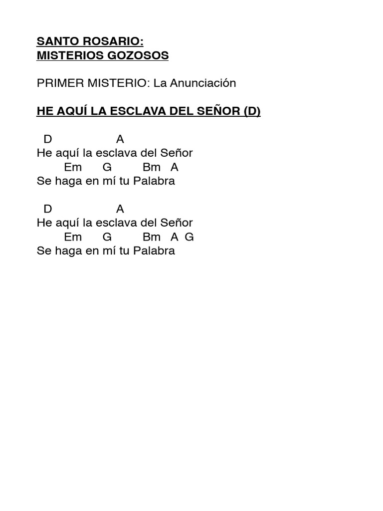 01 He Aquí La Esclava Del Señor D Pdf