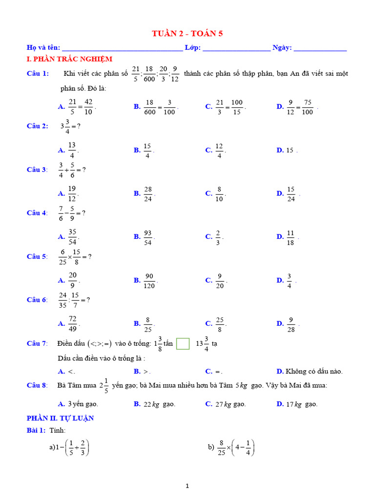 T5-Tuần 2 - Đoàn Thị Điểm - Nv10-Tổ Tiểu Học-1,2,3-2023 - Print | PDF