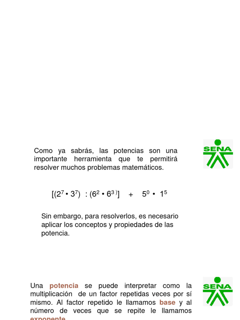 Propiedades Potencias Taller de Matemática 2° Medio | PDF | Exponenciación | Multiplicación