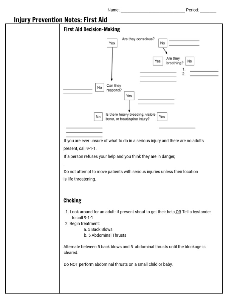 First Aid Notes (1) | PDF