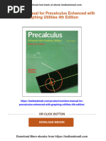 Precalculus - Mathematics For Calculus 7th Edition Edition PDF | PDF