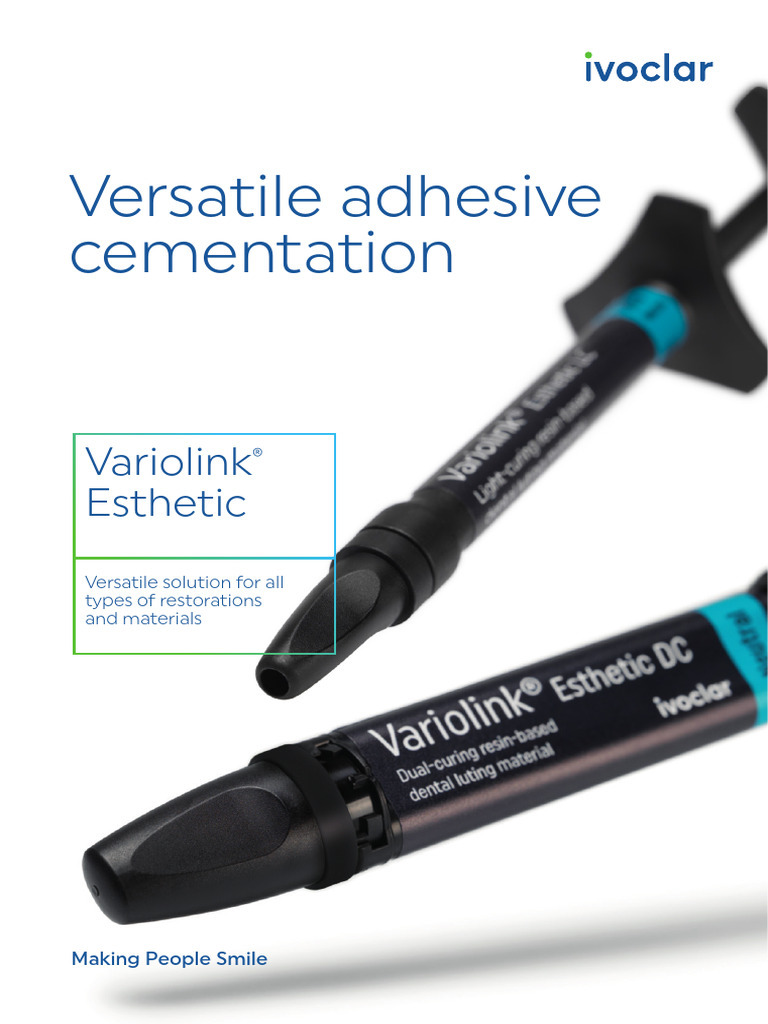Variolink Esthetic PRO 2024 en 673400 Final | PDF | Mouth | Dentistry ...