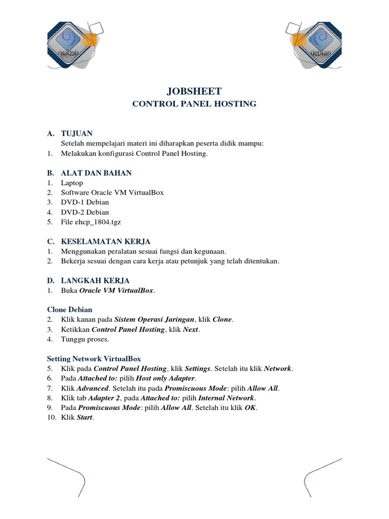 Jobsheet | PDF