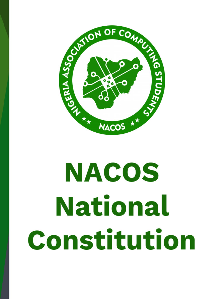 Nacos National Constitution | PDF | Voting | Elections