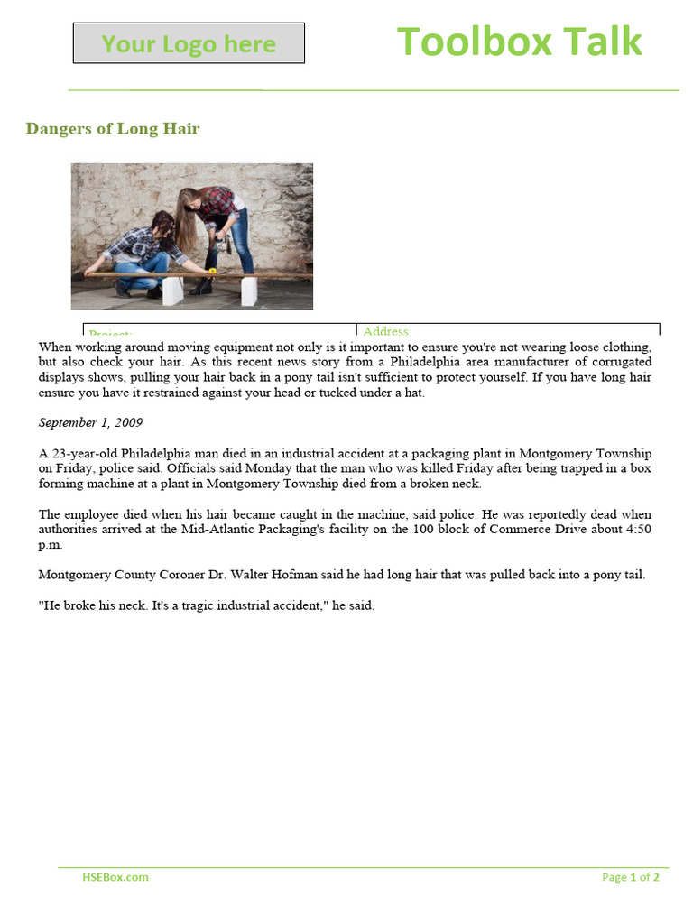 Dangers of Long Hair | PDF
