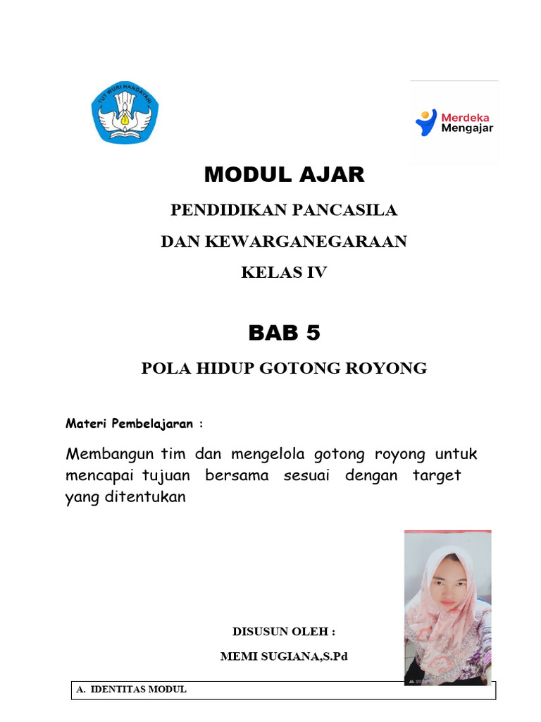 Modul Ajar PKN KLS 4 Smster 2 | PDF | Karier & Perkembangan